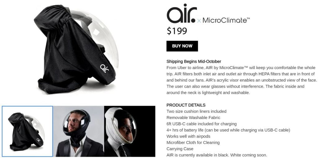 MicroClimate AIR on kypärä, jotta ei saisi koronaa - Hilavitkutin.com